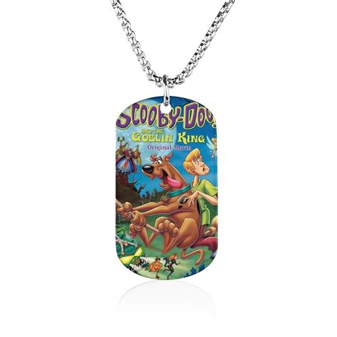 Animation Scooby Doo Titanium Steel Necklace Decor Fashion Daily Unisex
