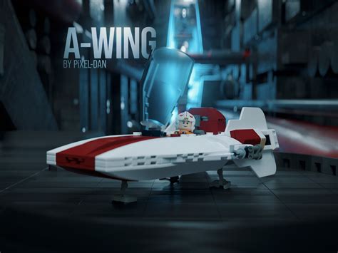 Lego Moc Pixel Dans A Wing Minifig Scale 15 Usd Only Free By