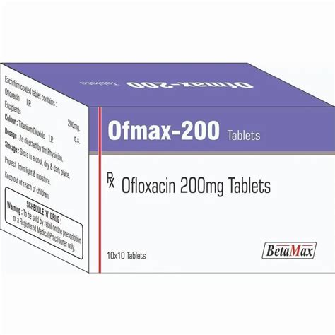 Ofmax Ofloxacin Tablets At ₹ 85 Box Floxin In Nanded Id 2852130688697