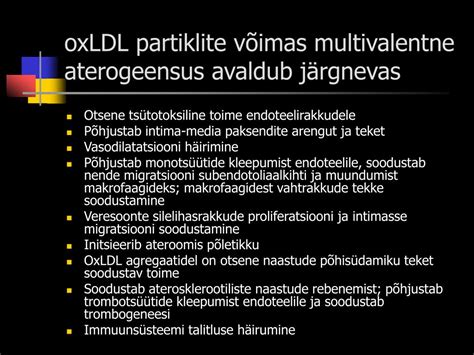 Ppt Ateroskleroos Powerpoint Presentation Free Download Id 5563311