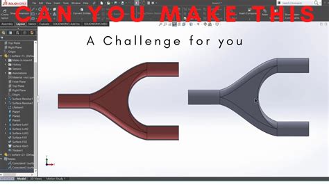 Surface Exercise In Solidworks Youtube