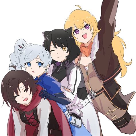 Ruby Rose Weiss Schnee Yang Xiao Long And Blake Belladonna Rwby