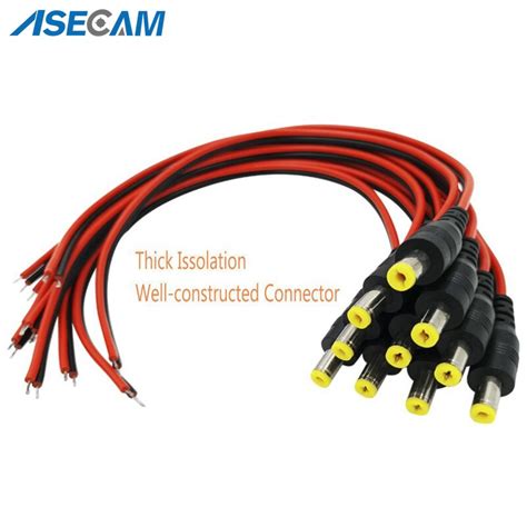 2 1 5 5mm Dc Power Connector Copper Core Cable 12v Grandado