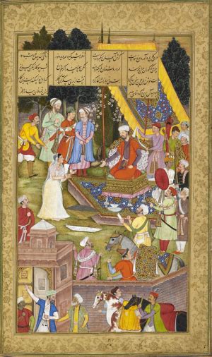 Mughal Miniature Paintings Akbar