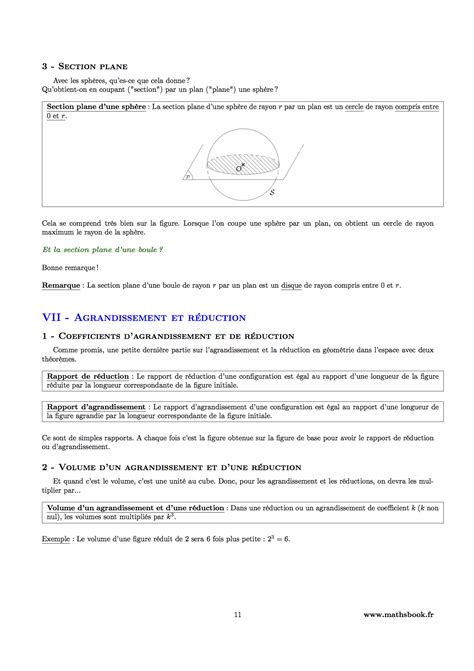 Géométrie dans l espace Cours PDF à imprimer Maths 3ème
