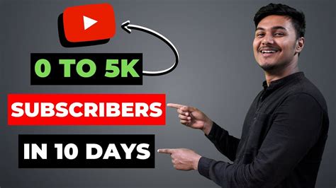 0 To 5K Subscribers On YouTube How I Gained 5K Subscribers In 10 Days