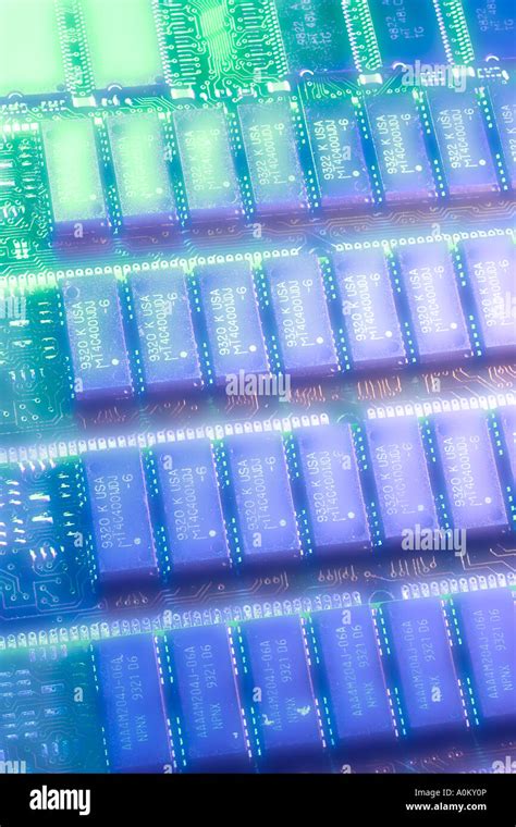 Computer Memory Chips Stock Photo Alamy