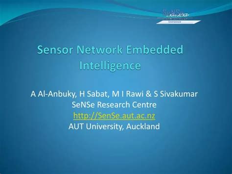 Ppt Sensor Network Embedded Intelligence Powerpoint Presentation Free Download Id4826915