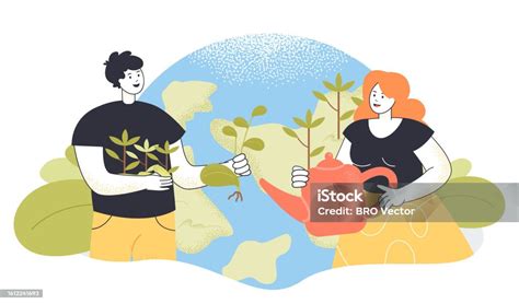 Ilustración De Reducir La Deforestación Conservar Los Bosques Y La