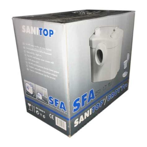 SANITOP – тихий насос-измельчитель для переноса унитаза и умывальника