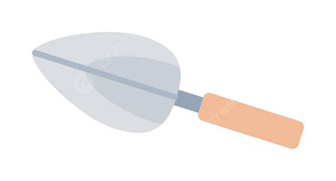 Semiflat Color Vector Object Of A Gardening Shovel Tool Vector Cultivate Metal Spot Png And