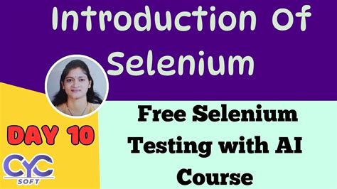 Introduction Of Selenium Software Testing Course In Madhapur Best Testing Training Hyd