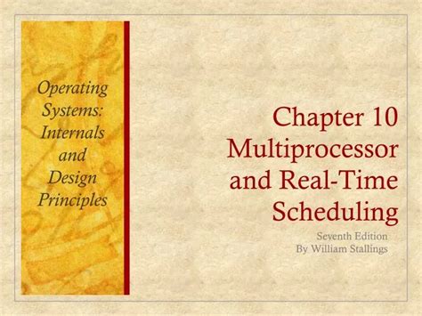 Ppt Chapter Multiprocessor And Real Time Scheduling Powerpoint Presentation Id