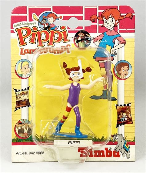 Pipi Langstrumpf Simba Toys Pvc Figure Pipi In Beach Outfit Herr Nilsson And Horse