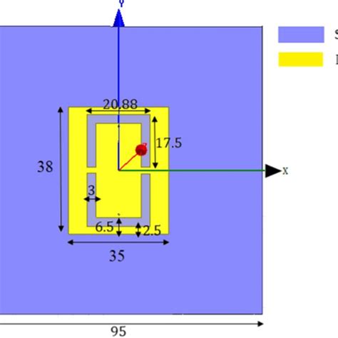 Side View Of Patch Antenna Design Download Scientific Diagram