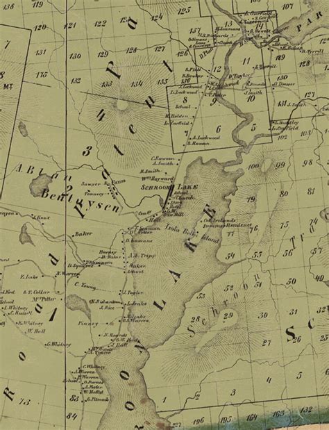 Essex County New York 1858 Old Wall Map Reprint With Etsy