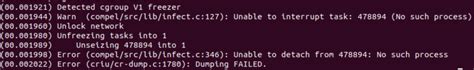 Pid 17550 Do Not Match Expected 16817 Issue 1470 Checkpoint