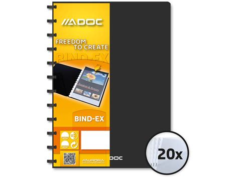 ADOC Sichtbuch Standard A Schwarz Taschen Papedis AG
