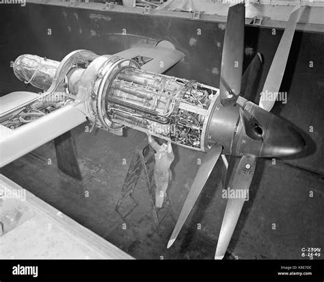 Python Engine Installed In Altitude Wind Tunnel GPN Stock Photo Alamy