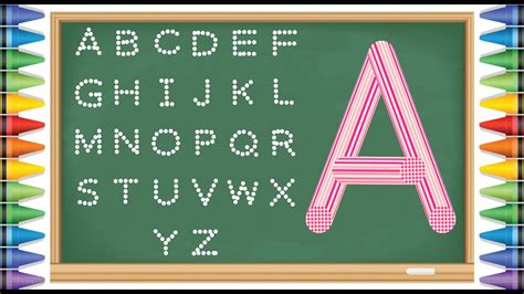 알파벳 놀이 유아와 어린이를 위한 Alphabet 대문자 A부터 Z까지 따라 쓰기 Write Alphabet A To Z