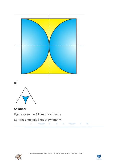 Ncert Solutions For Class 7 Maths Chapter 14 Symmetry