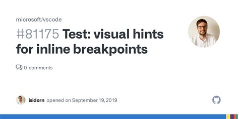 Test Visual Hints For Inline Breakpoints · Issue 81175 · Microsoft