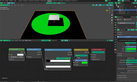 Node Editor Material That Receives Shadows But No Shading Blender