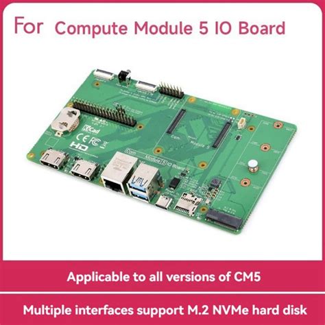 GATM For CM5 IO Board Baseboard For Compute Module 5 IO Board Support M 2 NVMe SSD Lazada Co Th