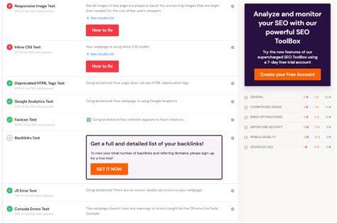 On Page SEO Optimization SEO Site Check Twaino