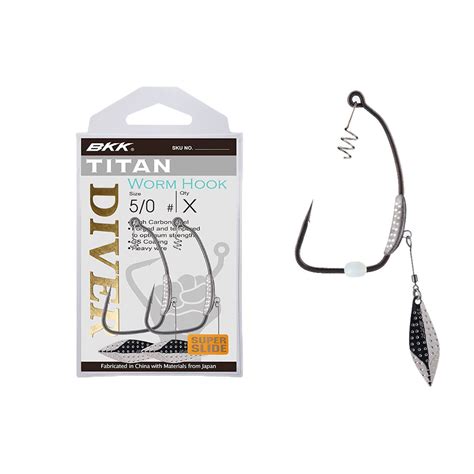 Bkk Titan Diver Offset Hooks Size No No 10