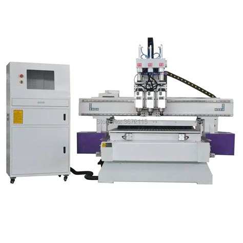 6 0kw Spindle Multi Heads Pneumatic Atc 1325 Wood Cnc Router Machine