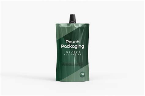 Maquette Demballage De Poche Debout Psd Premium
