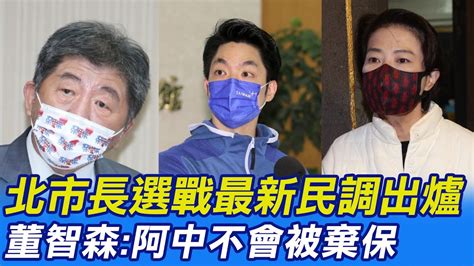 【每日必看】北市長選戰最新民調出爐 董智森阿中不會被棄保｜當年棄不乾淨董智森預測今年這人恐被棄保｜選舉戰略高地ctinews