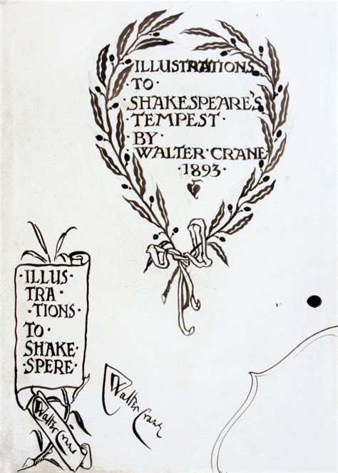 Illustrations To Shakespeares Tempest By Walter Crane 1893 Chris Beetles