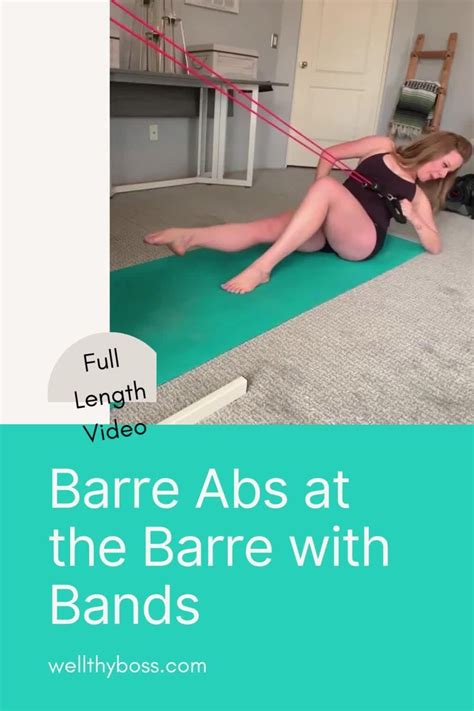Barre Workout With Weights 40 Minute Full Body Barre Workout Featuring