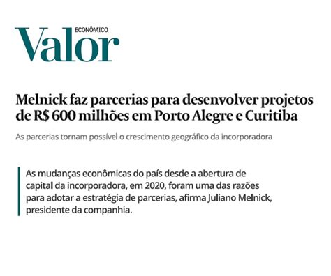 A Empresa Melnick Líder Em Alto Padrão No Rio Grande Do Sul