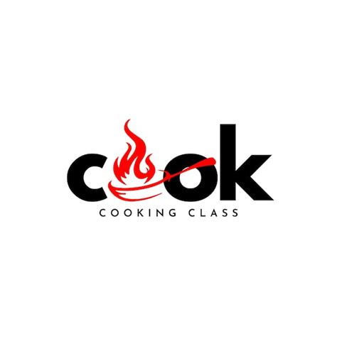 Cook Cooking Class Logo Premium Vector