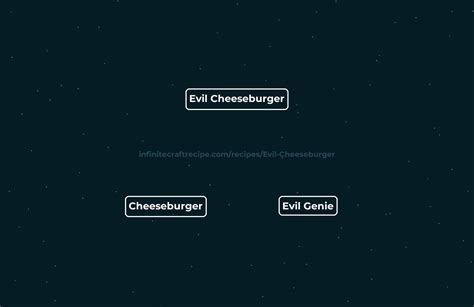 🍔👿 Evil Cheeseburger Recipe How To Make Evil Cheeseburger In Infinite