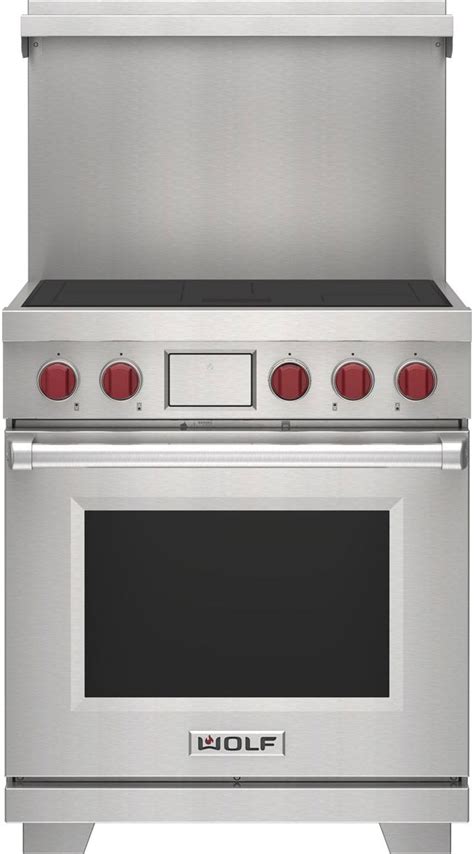 Wolf 30 X 20 Range Riser With Shelf In Stainless Steel 9067110