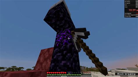 Minecraft Speedrun Rsg Pb Youtube