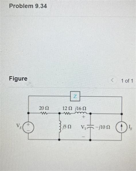 Solved FigureFind The Value Of Z In The Circuit Seen In The Chegg