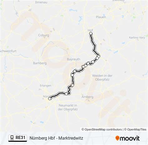 re Route Schedules Stops Maps Nürnberg Hbf Updated