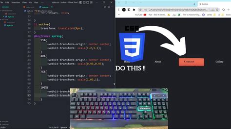 Asmr Programming Coding Button Hover Ui No Talking Youtube