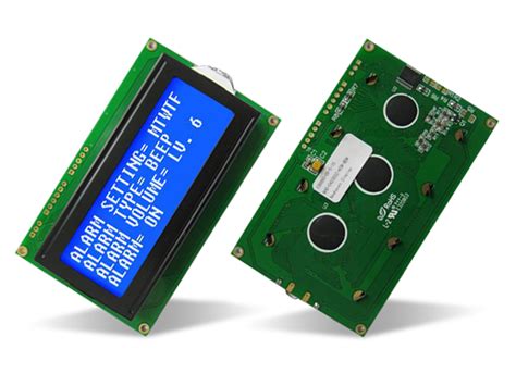nhd serial lcd character display modules newhaven mouser
