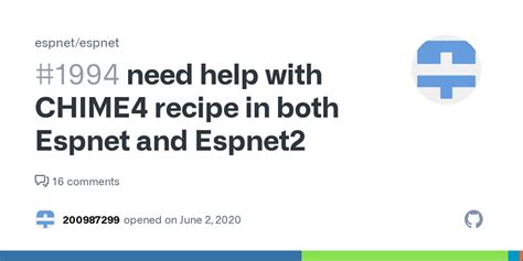 Need Help With Chime4 Recipe In Both Espnet And Espnet2 · Issue 1994