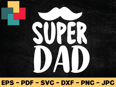 Super Dad Svg Design Graphic By Creativeprosvg · Creative Fabrica