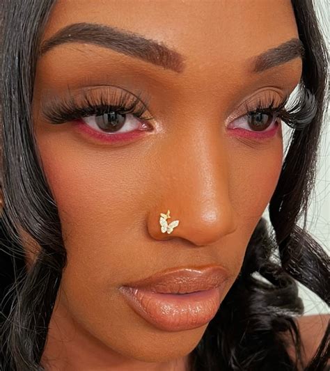 Dangling Triple Heart Nose Stud Dangle Nose Pins Nose 52 OFF