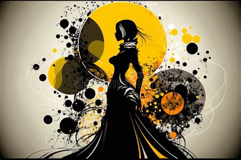 Modesty Abstract Art Generative Ai Stock Illustration Illustration