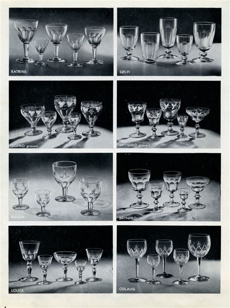 Hadeland Glassverk Omfangsrik Produktkatalog Fra 1955 Mats Linder