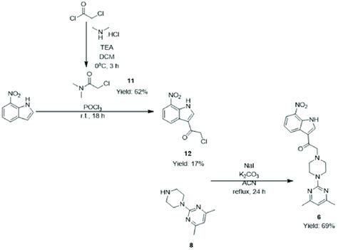 Scheme 3 Synthetic Scheme For The Synthesis Of Compound 6 Download Scientific Diagram